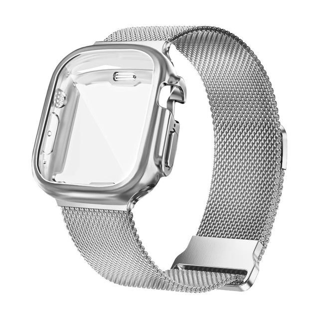 Apple Watch Bracelet, Milanese Mesh Stainless Steel, Magnetic Clasp, w