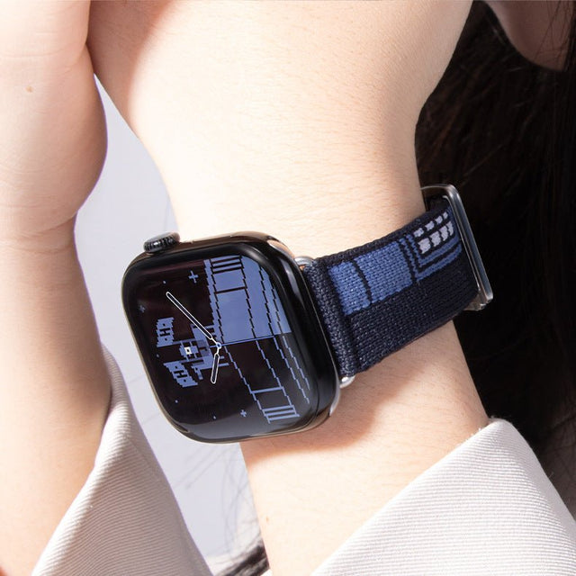 Woven Nylon Bracelet for Apple Watch, Breathable Comfort, Classic Buck